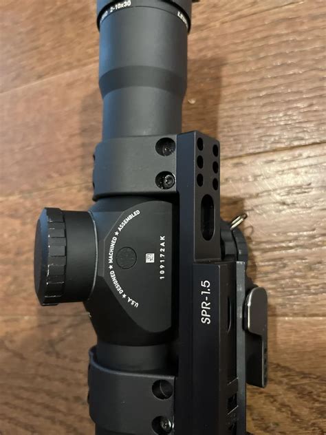 Leupold Mark 5hd 2 10 Illuminated Tmr With Larue Tactical Spr 1 5 Mount