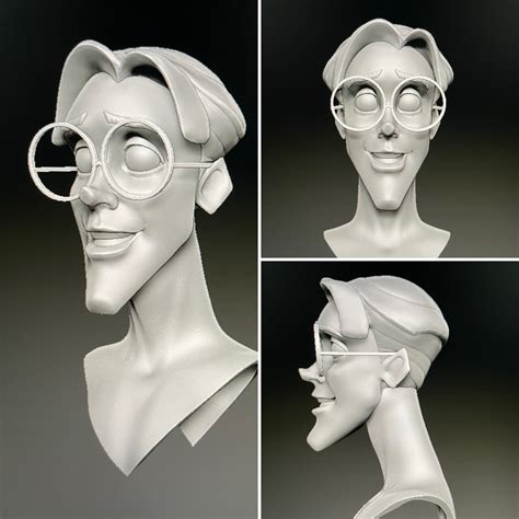 Stl File Milo Doll Head 🦸・3d Printable Model To Download・cults