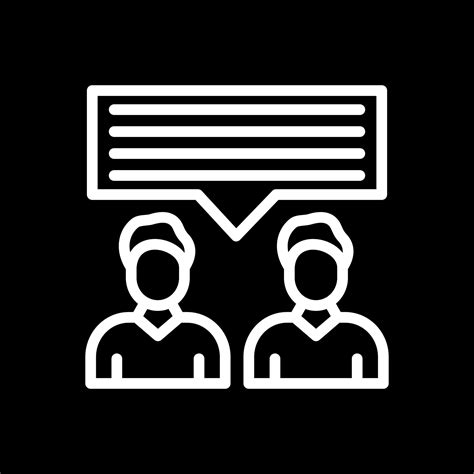 Discussion Vector Icon Design 20636393 Vector Art At Vecteezy