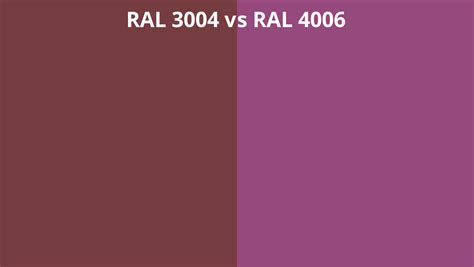 Ral 3004 Vs 4006 Ral Colour Chart Uk