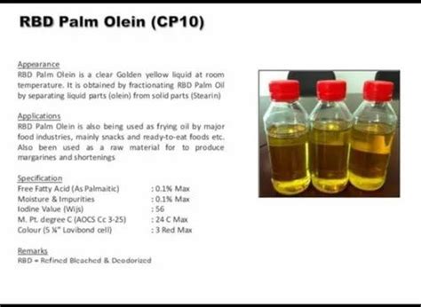 RBD Palm Oil Cp Packaging Size Tanker At Kg In Chandigarh ID