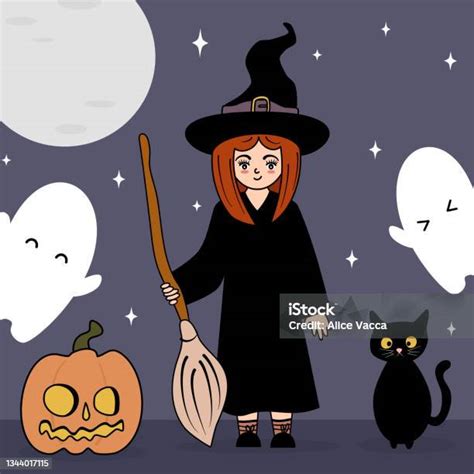 Ilustrasi Vektor Liburan Kartun Lucu Dengan Gadis Kecil Yang Cantik