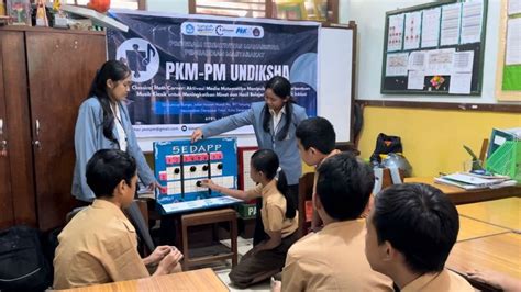 PKM PM Undiksha Tingkatkan Minat Belajar Matematika Siswa Sekolah