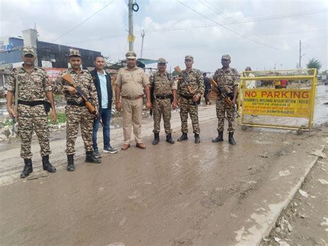 Faridabad border Inter state checkposts police force election | फरीदाबाद में चुनाव को लेकर पुलिस ...