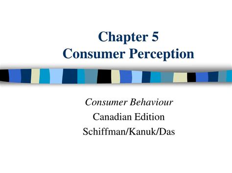 Ppt Chapter 5 Consumer Perception Powerpoint Presentation Free Download Id 3003011