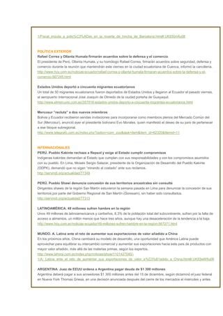 Monitoreo De Medios Diario PDF