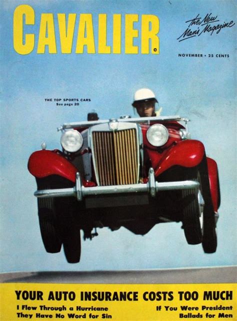 Cover Photos Of Cavalier Magazine In The 1950s Vintage News Daily