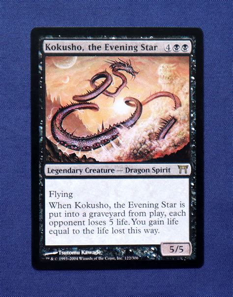 Kokusho The Evening Star Regular From Champions Of Kamigawa Chk Mtg