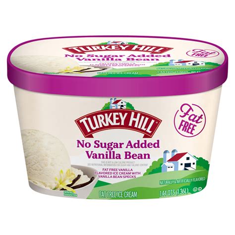 Save On Turkey Hill Ice Cream Vanilla Bean Fat Free No Sugar Added