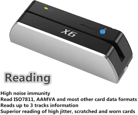 Bluetooth X6bt Card Reader Writer Encoder Card Writer Device