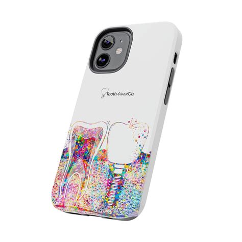 Tooth Nerd Dental Anatomy Tough Phone Cases For Dentist T Dental