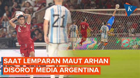Media Argentina Sebut Lemparan Pratama Arhan Paling Membahayakan