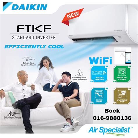 Daikin Ftkf A Series 1 0hp 2 5hp Inverter Wall Mounted Air Conditioner