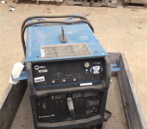 Miller Electric Syncrowave 200 TIG Welder AC DC Gov Surplus No Leads