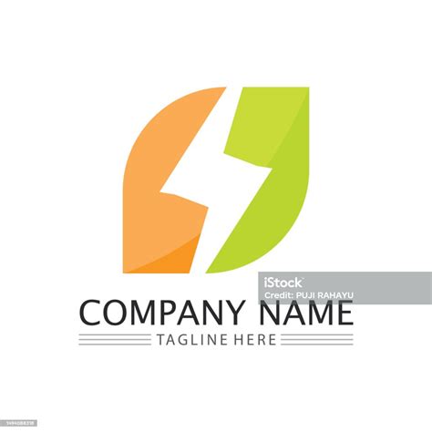 플래시 전기 로고 벡터 아이콘 일러스트레이션 디자인 템플릿입니다 볼트 에너지 Iconelectric 로고 플래시 벡터 볼트