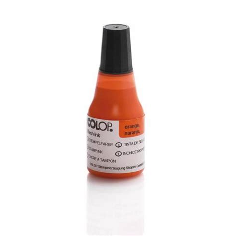 Colop Eos Refill Ink Orange 25ml 148054 Colp148054 Stamp Pads