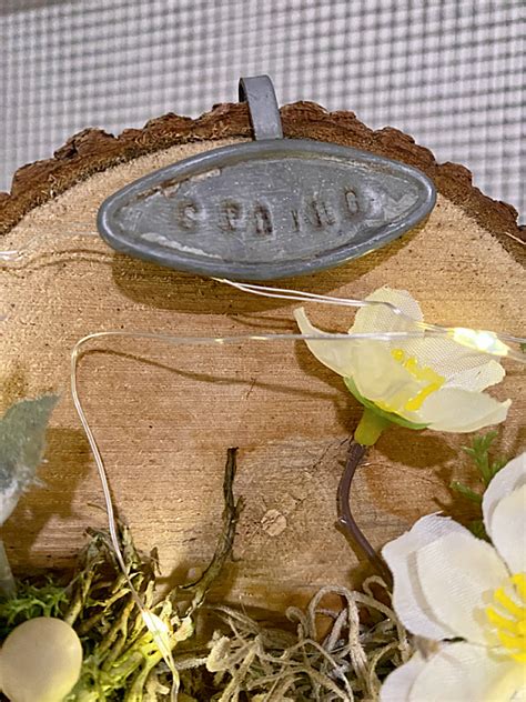 Wood Slice Spring Fairy Garden