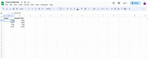 Time To Decimal ClockIt