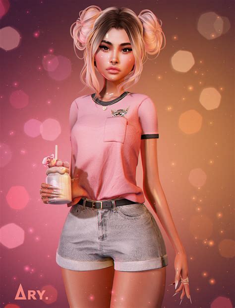 Raspberry Peach Pixxelprincess