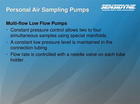 ppt personal air sampling powerpoint presentation free download id
