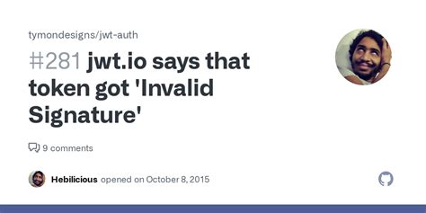 Says That Token Got Invalid Signature · Issue 281