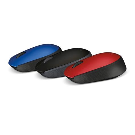 Logitech M170 Wireless Mouse Red Blue Grey Shopee Malaysia