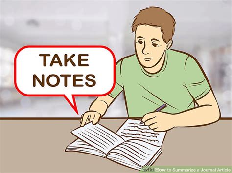 How To Summarize A Journal Article With Pictures Wikihow