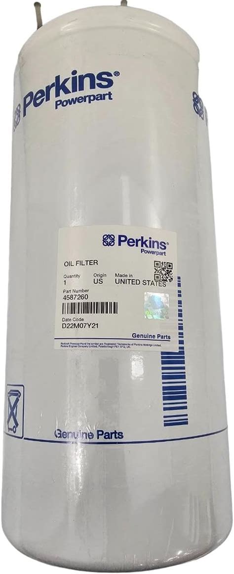 Authentic Perkins 4587260 Oil Filter For 4236 And India Ubuy
