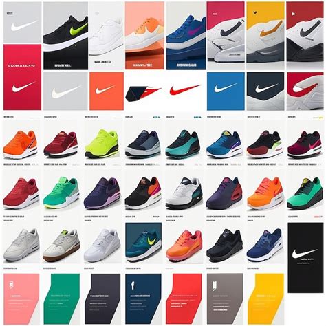 Explore Colors Dynamic Palette For Nike Products Premium Ai Generated Image