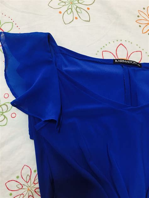 Karimadon Blue Cocktail Dress Womens Fashion Dresses And Sets Evening