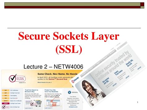 PPT - Secure Sockets Layer (SSL) PowerPoint Presentation, free download ...