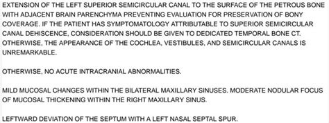 If Anyone Can Interpret A Sinus Mri Id Greatly Appreciate It R