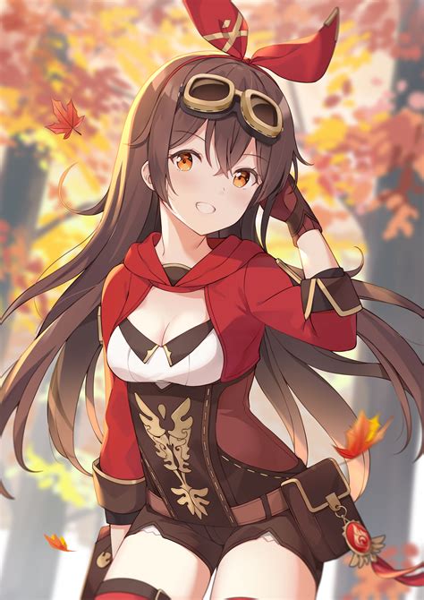 原神【アンバー（原神）】 壁紙