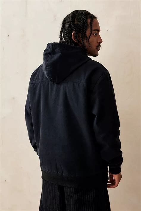 Dickies Black Hooded Jacket Urban Outfitters Uk