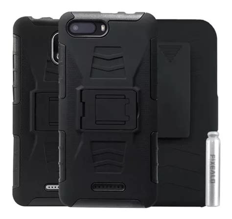 Funda Case Lanix Mica Completa Uso Rudo Protector Con Clip Envío Gratis