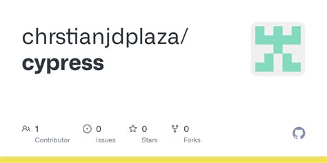 GitHub Chrstianjdplaza Cypress