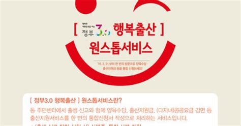 수원시 31일부터 행복출산 원스톱 서비스