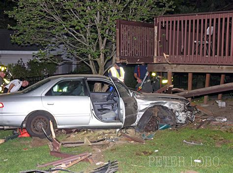 Vehicle Smashes Into Multiple Backyard Structures Wcac