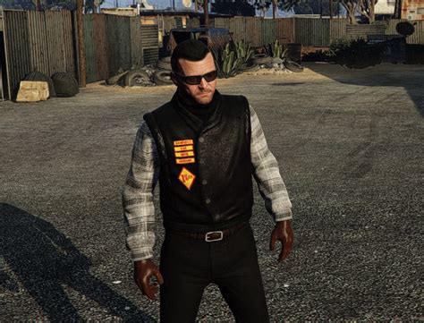 Bandidos Mc Vest For Michael V40 Gta 5 Mod
