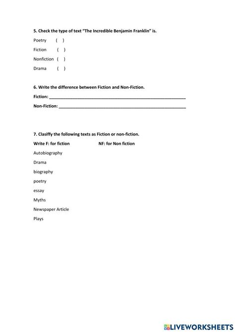 Reading Test Free Interactive Worksheets 1941053