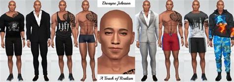 Celebrity Sim Dwayne The Rock Johnson The Sims 4 Sims Loverslab