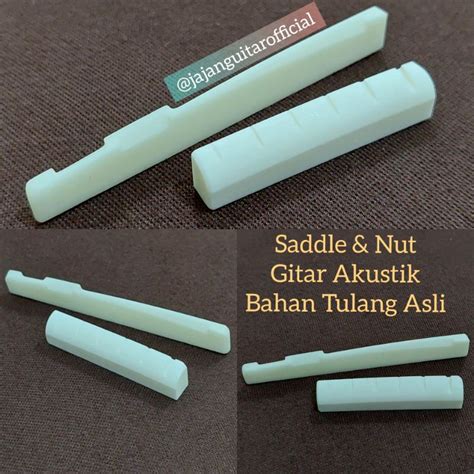 Jual Saddle Nut Tulang Asli Gitar Akustik Shopee Indonesia