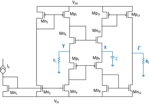 Proposed Circuit Implemented Using Cmos Translinear Circuit Topology