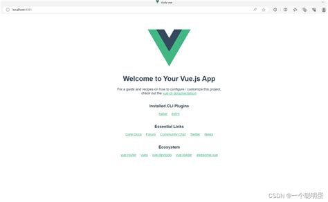 从零开始构建一个vue项目（手脚架） vue2脚手架创建 csdn博客