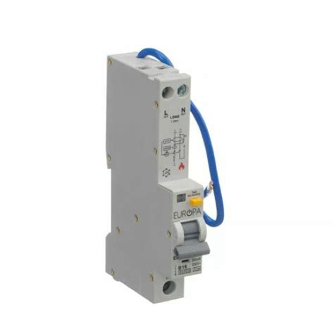 Europa Components EUBAFD B A MA KA Type A B Curve P N Pole Arc Fault Detection Device RCBO