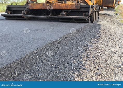 Asphalt Road Construction Stock Photo Image Of Construction 40526230