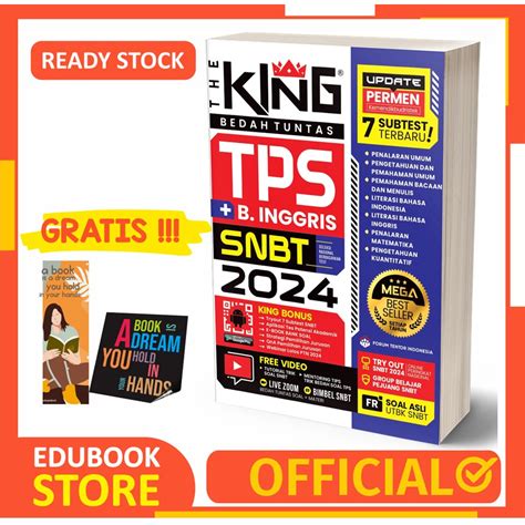 Jual BUKU THE KING TPS THE KING BEDAH SOAL MATERI TPS UTBK SBMPTN BONUS PILIHAN BUKU