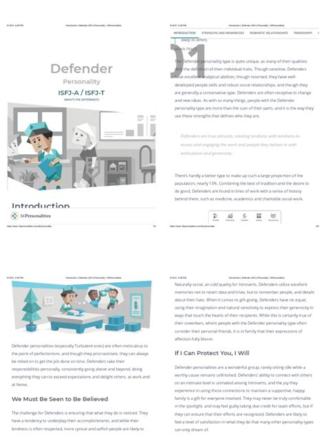 Introduction Defender Isfj Personality 16personalities Pdf