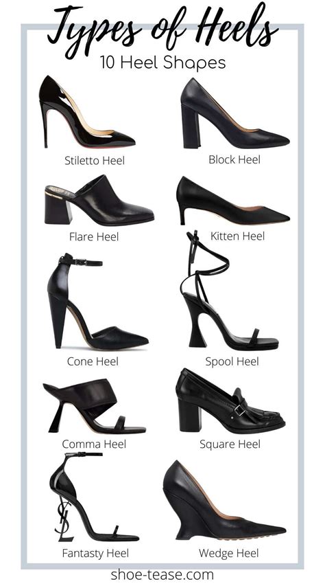 Different Types Of Heels For Women The Ultimate Guide To Heel Styles Heels Elegant Shoes