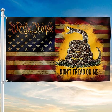 Dont Tread On Me Flag Tattoo